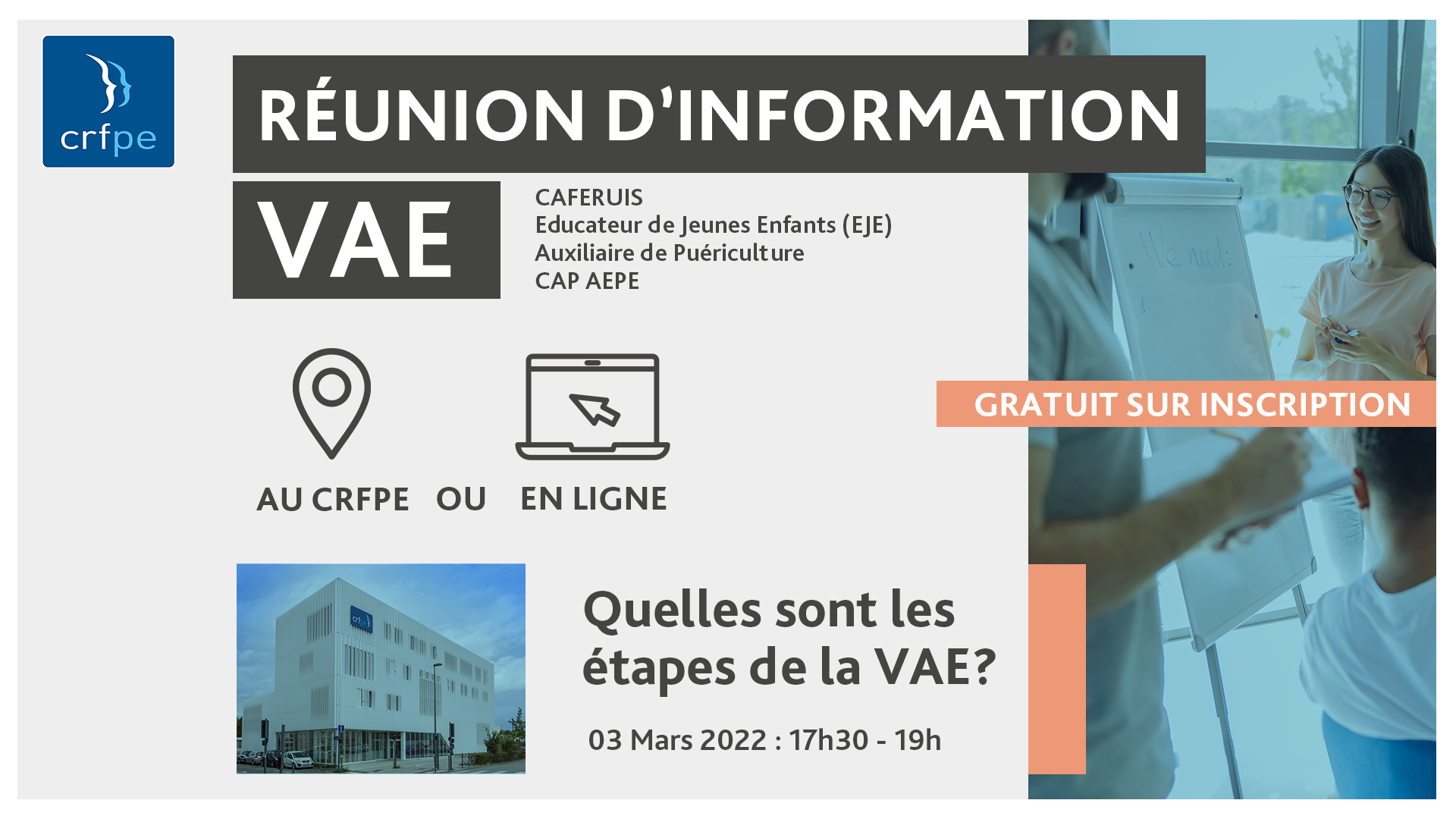 Réunion d'information VAE - CRFPE